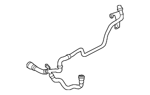 17127576369 - 2008-2014 BMW Reservoir Hose (17-12-7-576-369) | BMW of ...