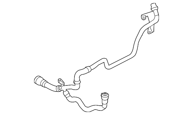 17-12-7-576-369 - Reservoir Hose 2008-2014 BMW | Braman BMW & MINI Parts