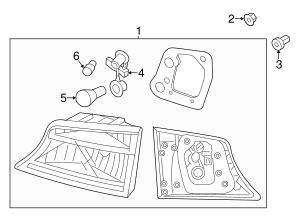 2017-2019 Hyundai Tail Lamp Assembly 92404-B8500 | OEM Parts Online
