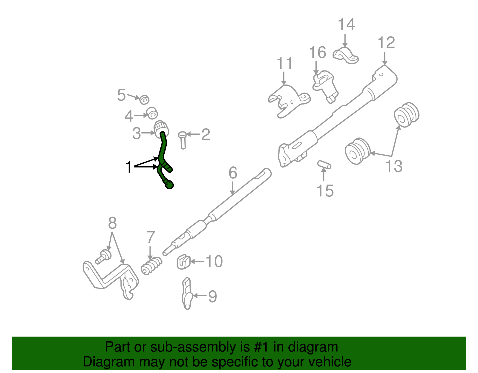 2000-2011 Ford Gear Shift Assembly 7L5Z-7210-AA | Retail Performance ...