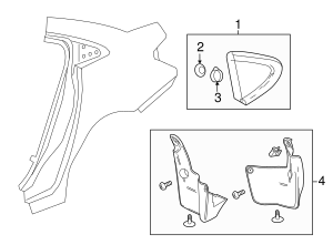 2016-2024 GM Black Multi-Purpose Clip 23240609 GM | GMPartsDirect.com