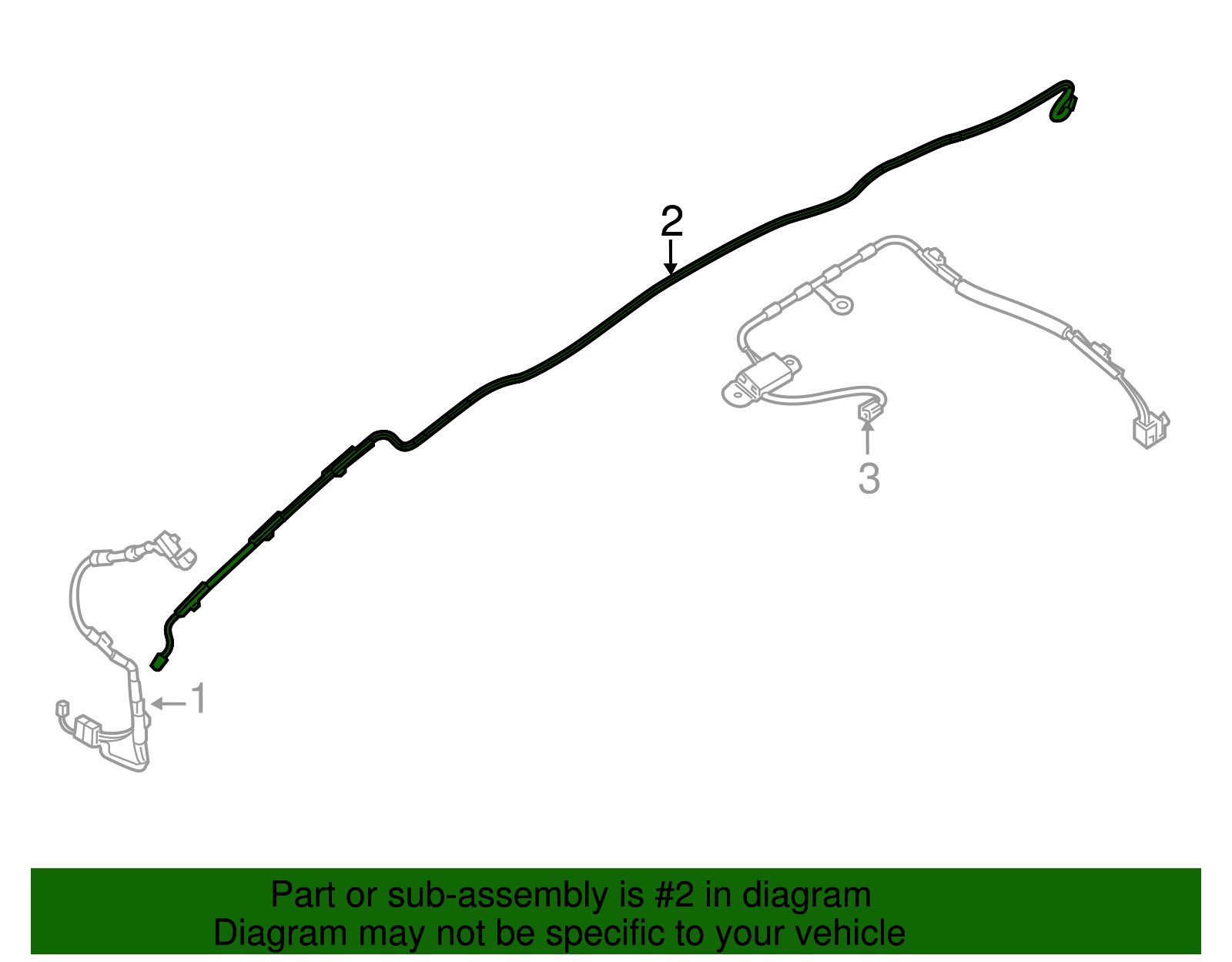 86101-WB003 - 2016-2018 Toyota - Antenna Cable | Sparks Parts