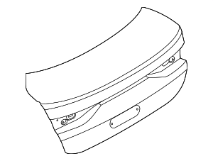 Genuine BMW 41-00-9-462-996 | Trunk Lid | FREE Shipping on Most Orders ...