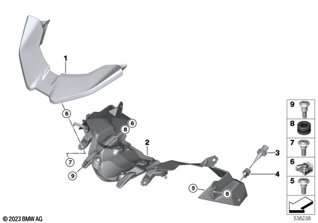 65816936953 - Outside Temperature Sensor 1997-2025 BMW-Motorrad | BMW ...