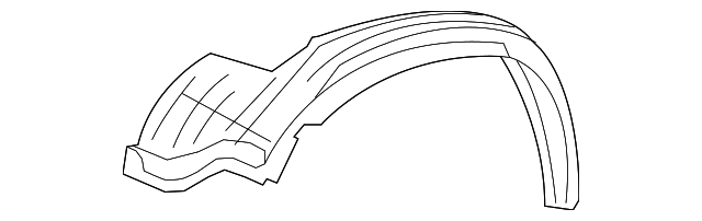 53807-0C011 - Fender Liner - 2010-2020 Toyota | Nucar Toyota of North ...