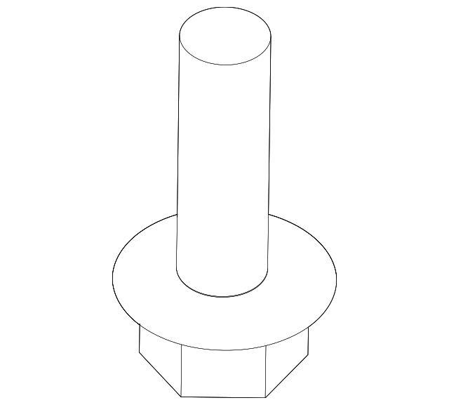 2000-2025 Toyota Fender Liner Screw 9008015091 | Toyota Parts Center