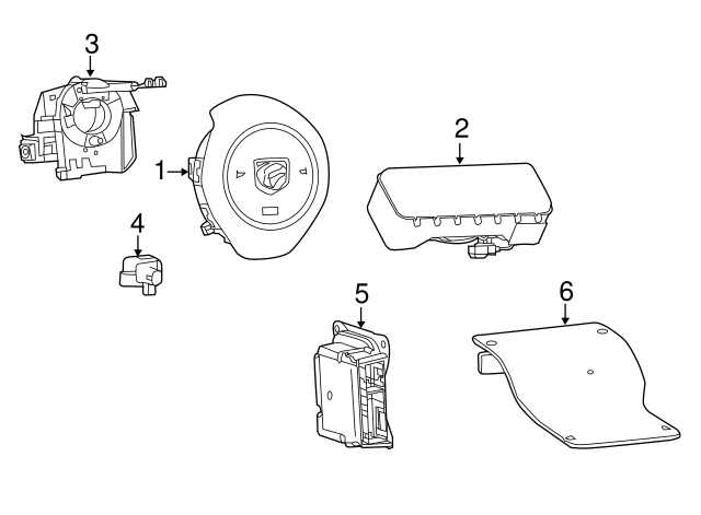 2011-2021 Mopar Side Impact Sens 56054085AA | TascaParts.com