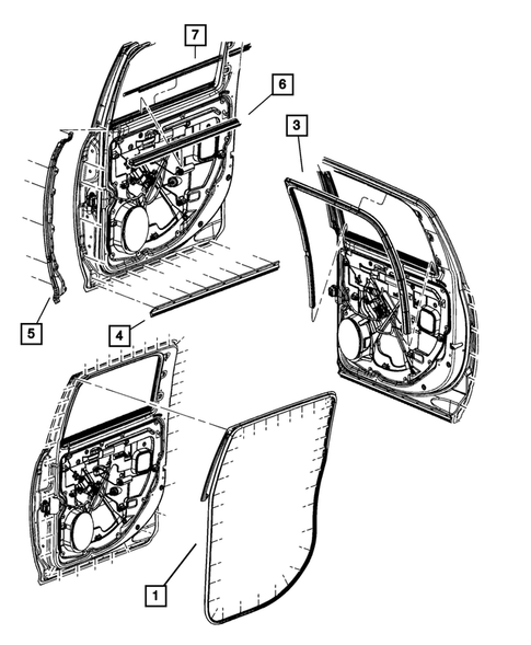 Weatherstrips and Seals for 2021 Ram 3500 | Auto Parts