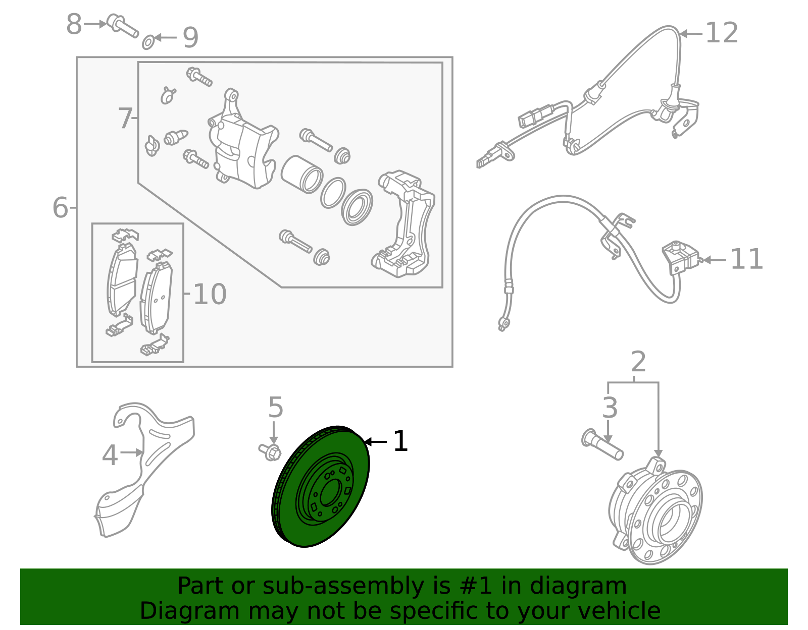 2021-2024 Kia K5 Rotor 51712-L0000 | OEM Parts Online