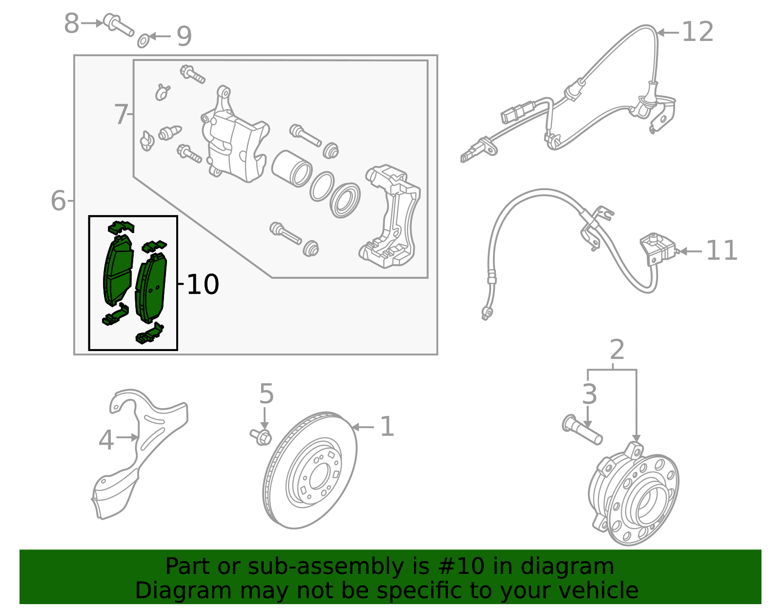 2021-2025 Kia K5 Brake Pads 58101-L1A02 | OEM Parts Online