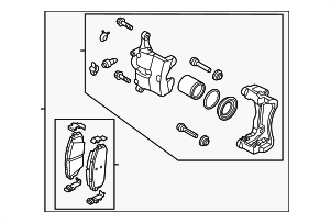 2025 Kia K5 Caliper Assembly 58130-L1000 | TascaParts.com