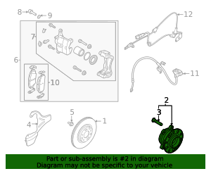 51730-L1000 - Hub Assembly 2021-2025 Kia | Kia.Parts Store
