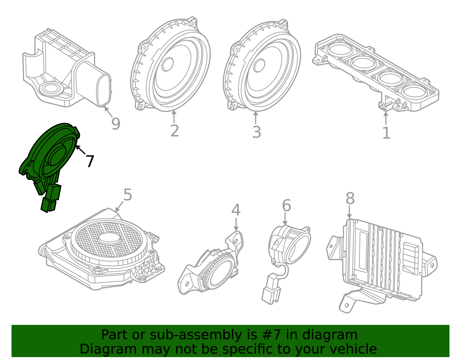 96320-T6500 - Door Speaker 2021-2024 Genesis GV80 | AutoNation Parts