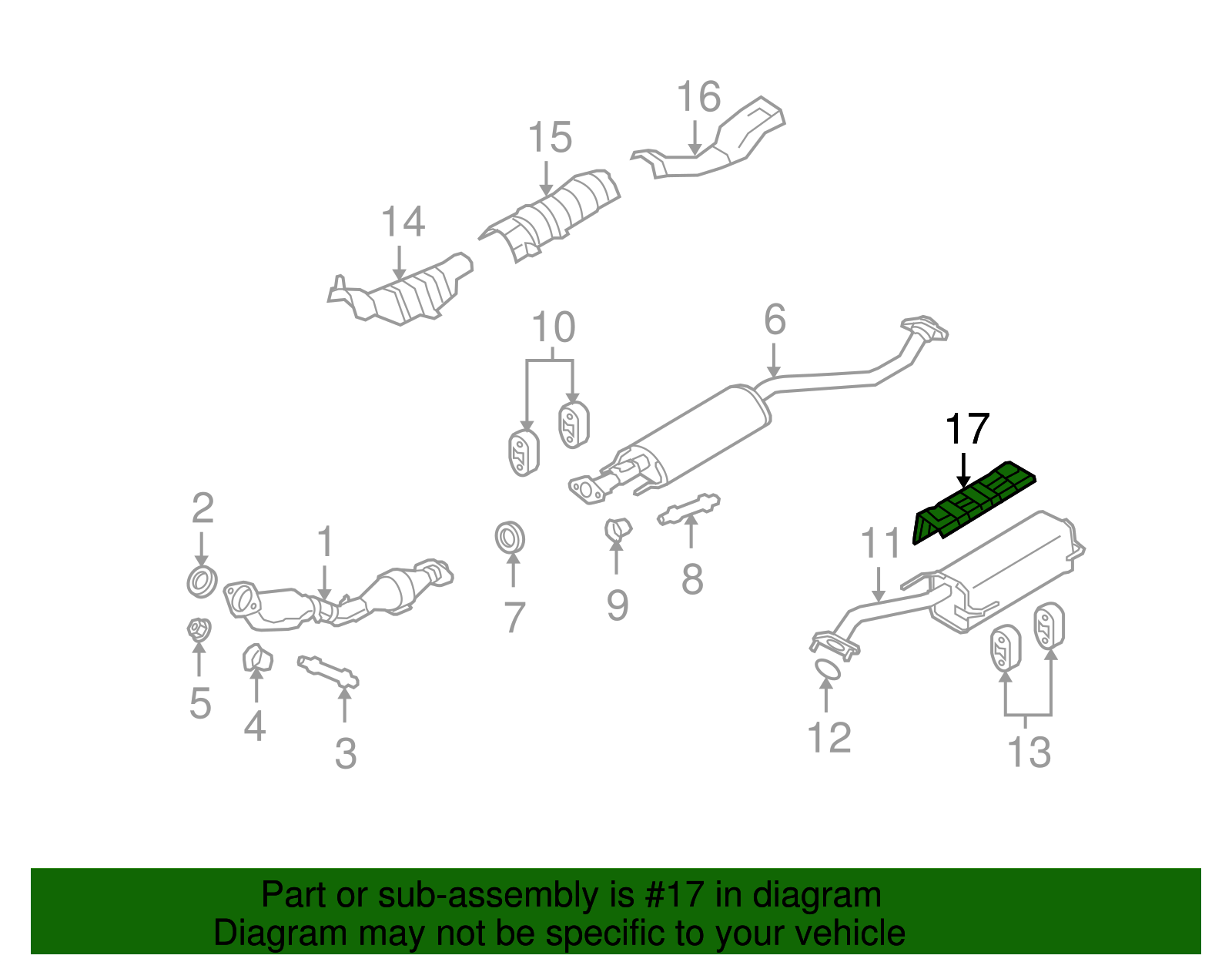 2007-2012 Nissan Versa Heat Shield 74772-EL000 | Scott Evans Nissan Parts