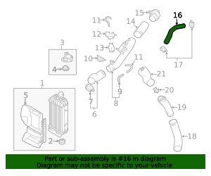 28284-2GTA5 - Water Hose 2017-2022 Kia Sportage | Kia.Parts Store