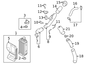 2017-2019 Kia Sportage Upper Pipe 28282 2GTA5 | QuirkParts