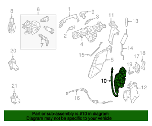 2047203035 - Lock Actuator 2010-2020 Mercedes-Benz | AutoNation Parts