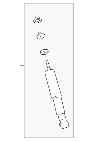 48530-69566 - Shock Absorber - 2010-2012 Lexus GX460 | MyLexusParts