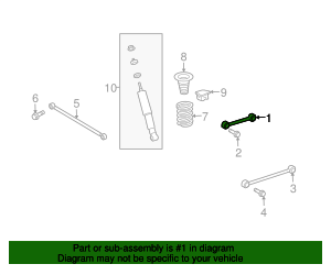 48710-60160 - Upper Control Arm - 2010-2020 Lexus GX460 | MyLexusParts