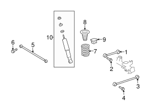 48740-60160 - Lateral Rod - 2010-2020 Lexus GX460 | MyLexusParts