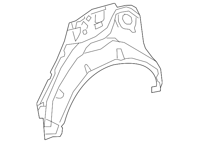 2019-2022 Toyota Avalon Outer Wheelhouse 61632-07901 | Toyota Parts Center