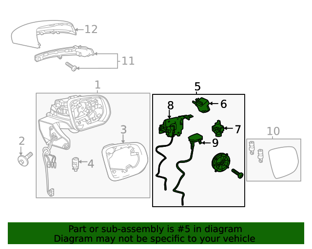 167-820-14-01 - Mirror Motor 2019-2021 Mercedes-Benz | Mercedes-Benz ...