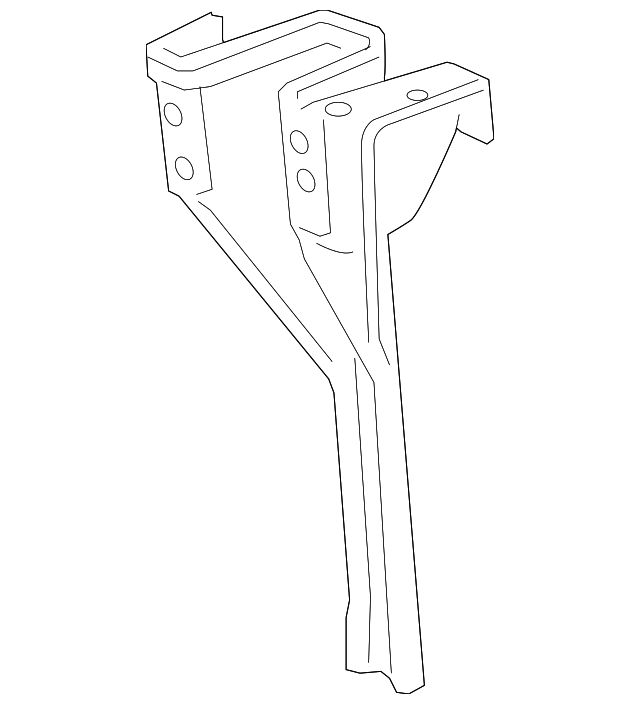 2006-2016 Chevrolet Front Bumper Impact Bar Brace 25834168 GM ...