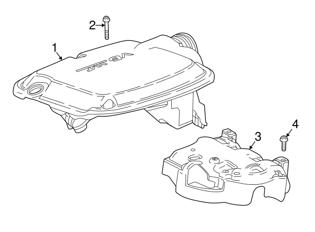 84535596 - Engine Cover 2017-2022 GM | Payne Chevrolet Buick GMC Parts