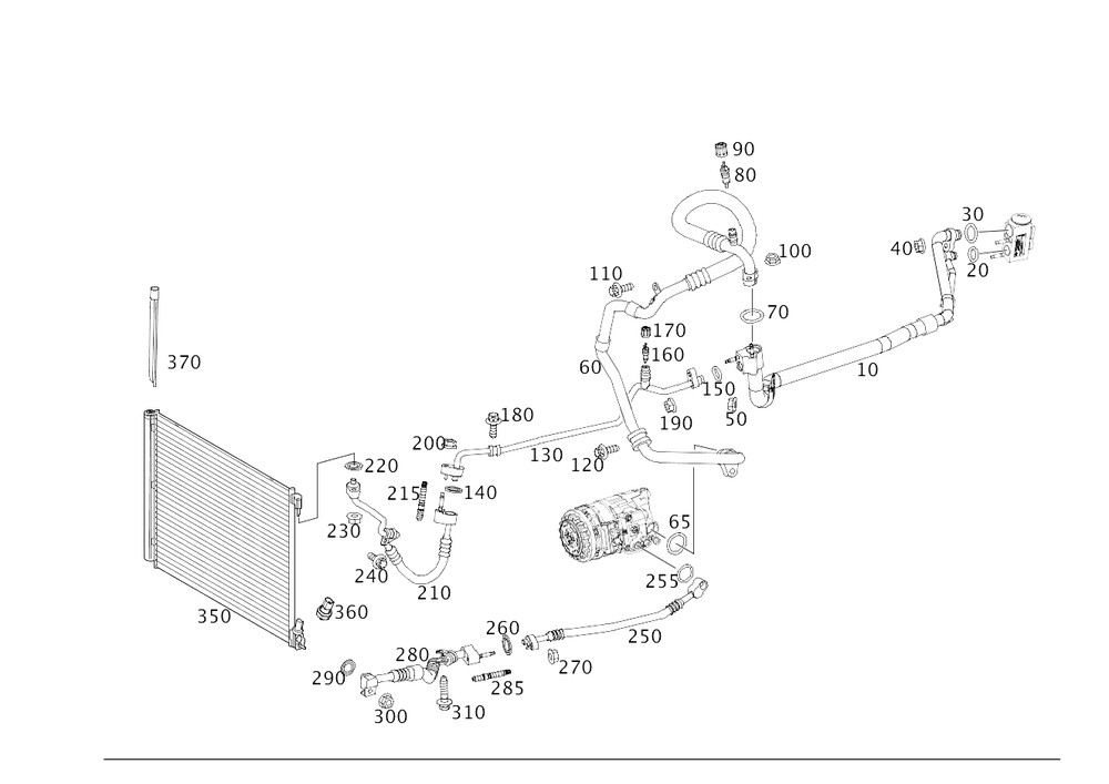 190-830-49-00 - Refrigerant Line 2016-2021 Mercedes-Benz | Mercedes ...