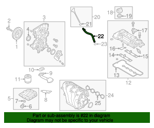 2012-2021 Hyundai Tube 26612-2B601 | OEM Parts Online