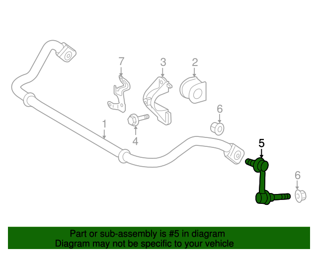 2007-2017 Lexus Stabilizer Link 48810-50020 | OEM Parts Online