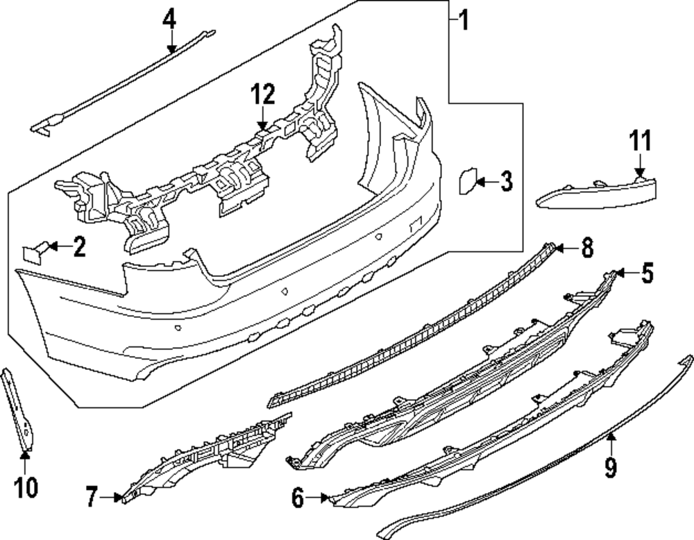 2018-2019 Audi Molding 8W0-853-551-3Q7 | Audi USA Parts