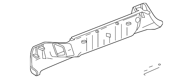2004-2012 GM Center Rear Bumper Step Pad 10372929 GM | GMPartsDirect.com