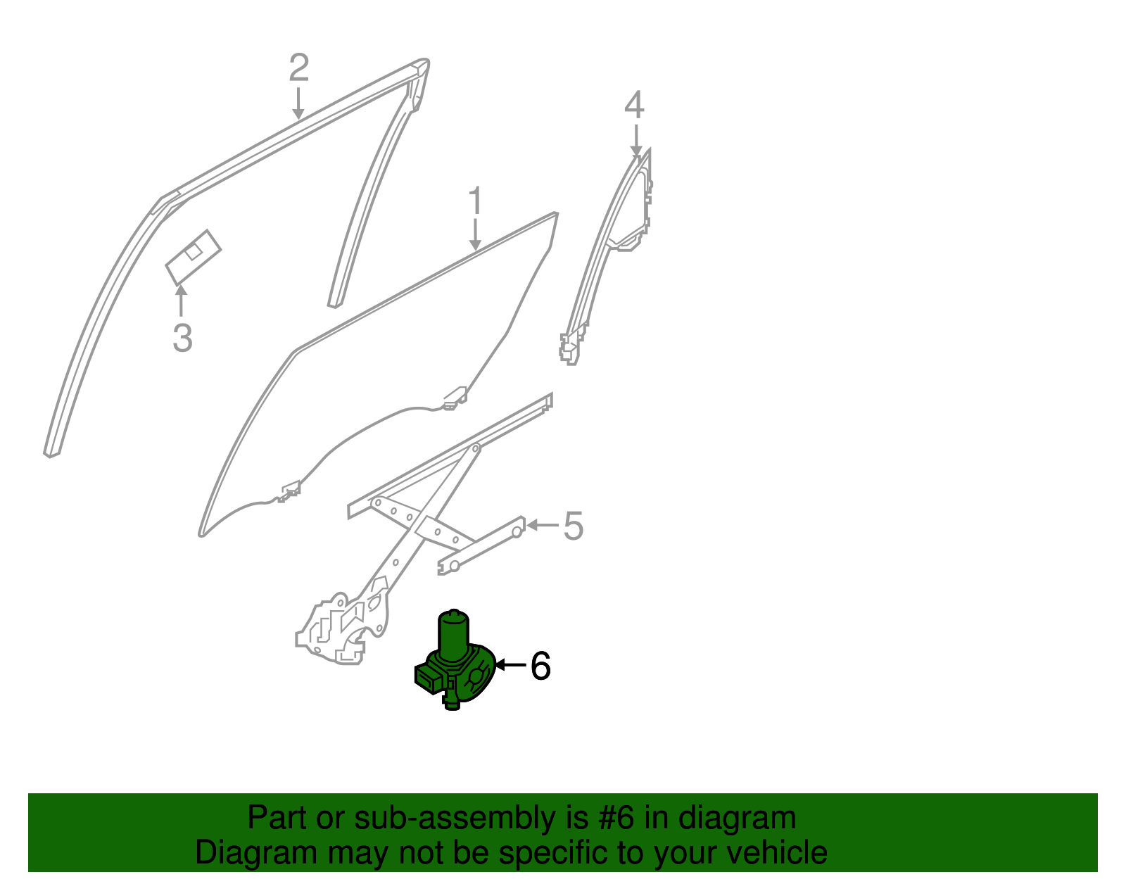 2014-2024 Nissan Window Motor 82730-4BA0A | Temecula Nissan Parts