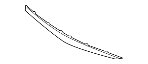 86580-2V500 - Bumper Trim - 2013-2017 Hyundai Veloster | World OEM ...