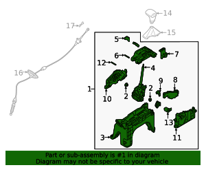 46700-S9200 - Shifter Assembly 2020-2023 Kia Telluride | Kia.Parts Store