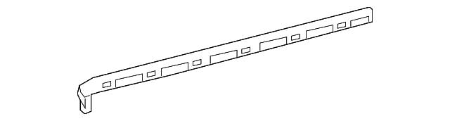 9107660800 - Center Rail 2019-2024 Mercedes-Benz | Mercedes-Benz USA Parts