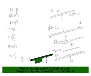 910-730-47-00 - Sliding Door Track Brace - 2019-2023 Mercedes-Benz ...