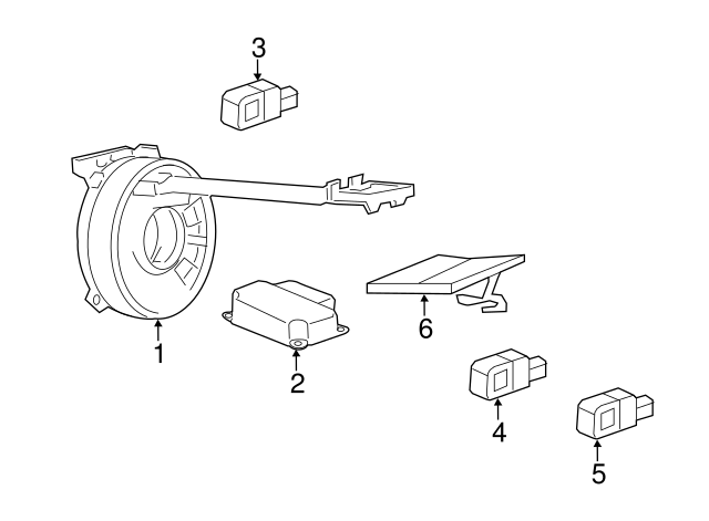 2014-2017 GM Restraints Control Module 13536066 | GM Parts Center