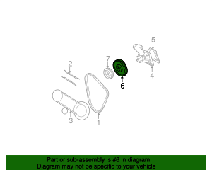 2000-2002 Hyundai Accent Pulley 25221-22600 | OEM Parts Online