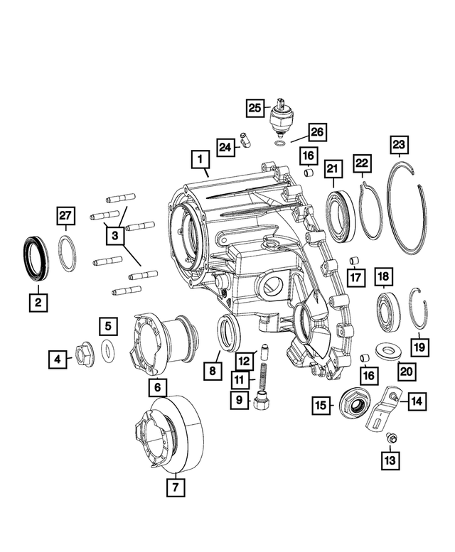 2007-2018 Jeep Transfer Case Flange 68001935AA | My Mopar Parts