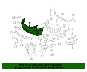 2006-2010 Mercedes-Benz Bumper Cover 251-885-07-25-9999 | MB OEM Parts