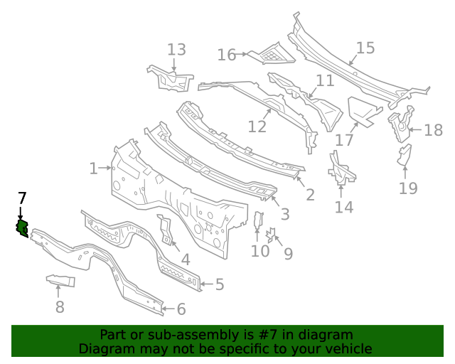 Genuine BMW 41-00-9-498-769 | Extension Panel | FREE Shipping on Most ...