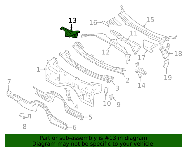 51-71-7-424-944 - Side Cover - 2019-2023 BMW | Buy BMW Parts Now