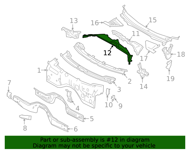 Genuine BMW 51-71-7-424-939 | Lower Cover | FREE Shipping on Most ...