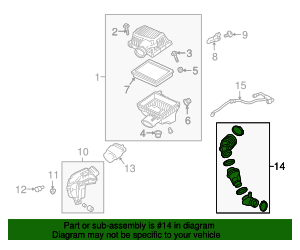 2023-2024 GM Duct 84898707 GM | GMPartsDirect.com