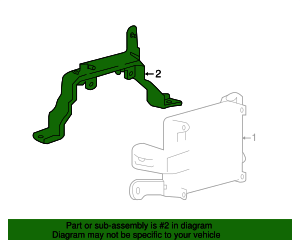 28452-5HR1A - Cruise Control Distance Sensor Bracket 2018-2020 Nissan ...