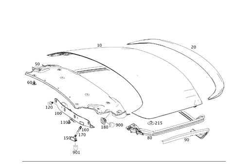 Trunk Lid for 2013 Mercedes-Benz SL 550 | Mercedes-Benz Parts