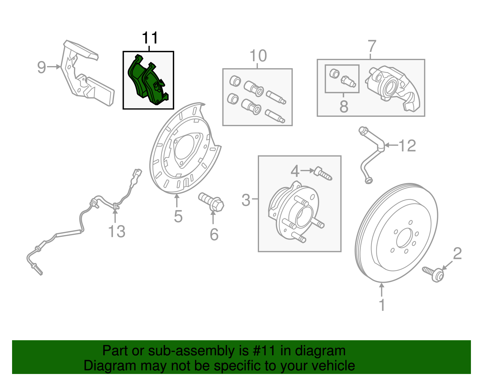 2009-2019 Ford Brake Pads FB5Z-2200-E | Blue Springs Ford Parts