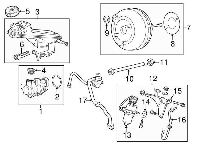 2012-2020 Chevrolet Brake Master Cylinder Reservoir 95381147 | OEM ...